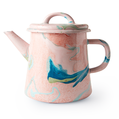 TEA POT - Blush – BORNN Enamelware